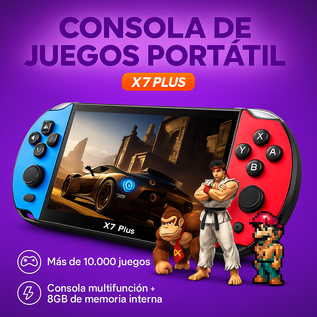 Consola de videojuegos X7 PLUS – VENDO GT